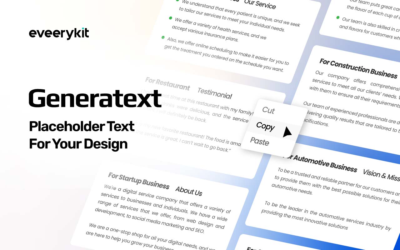 Generatext - Eveerykit